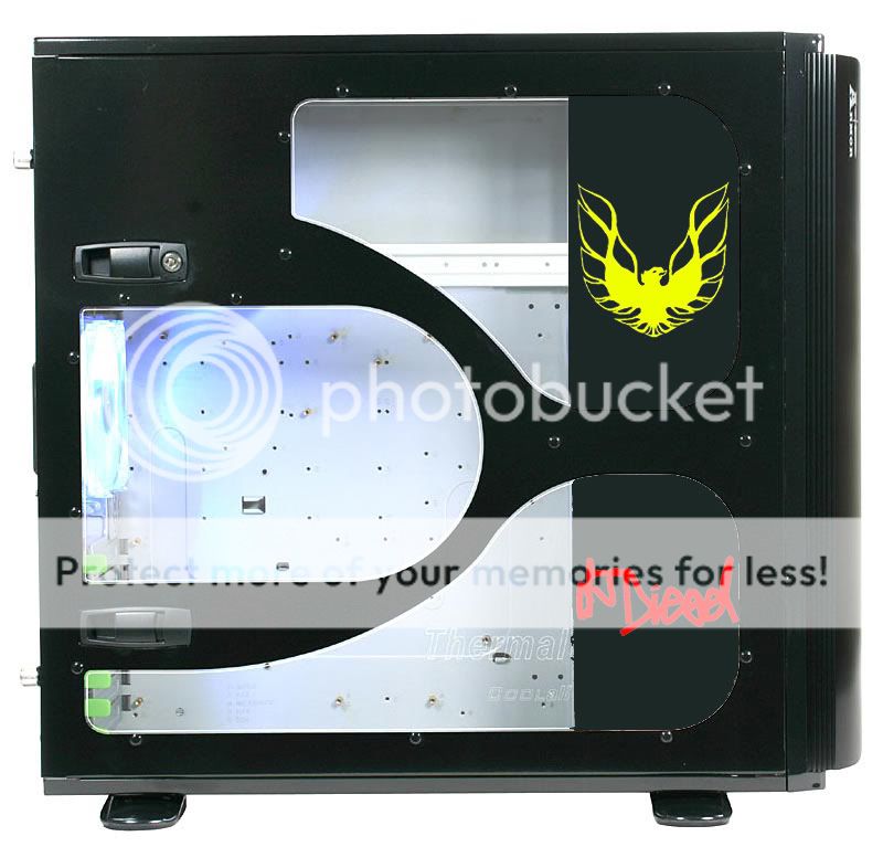 Painting perspex window. - PC cases