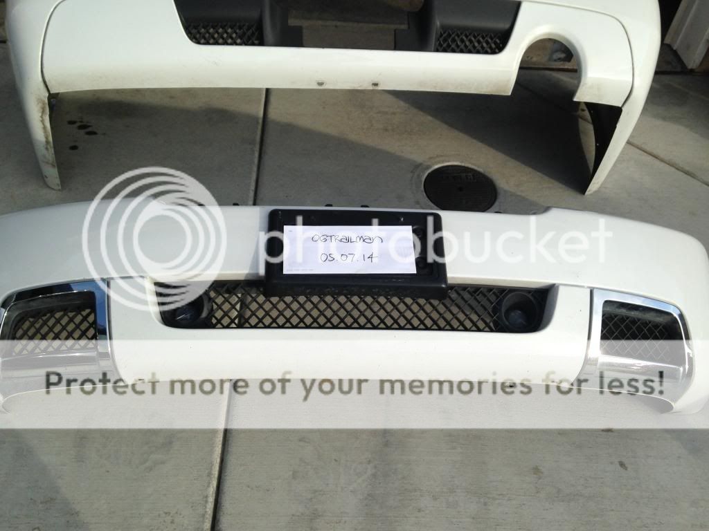 FS: TBSS WHITE FRONT AND REAR BUMPERS | GMTNation