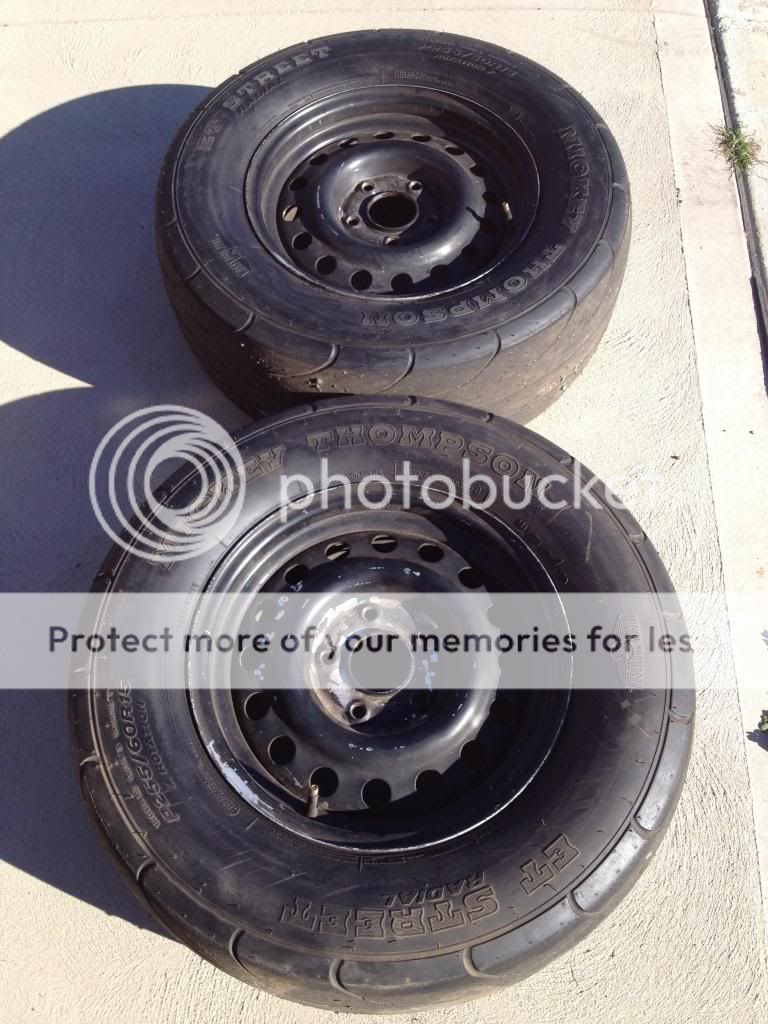 For Sale: M/T 255/60/15 Drag Radials on 15x7" interceptors - Melbourne