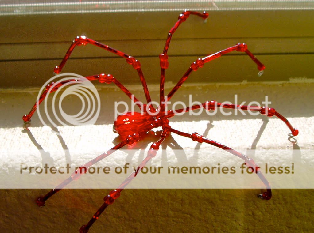 glass beaded spider | Halloween Forum